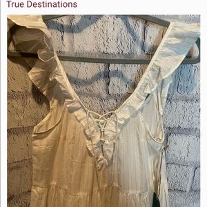 True Destinations | Swim | True Destinations Resort Wear Tiered Maxi ...